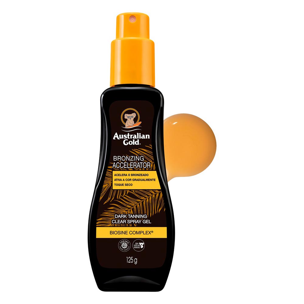 Bronzeador Australian Gold Spray Gel Clear 125ml - Drogarias Pacheco